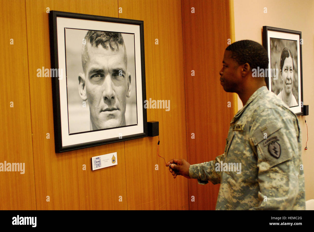 Army Master Sgt. Gary Mullins with Headquarters and Headquarters ...