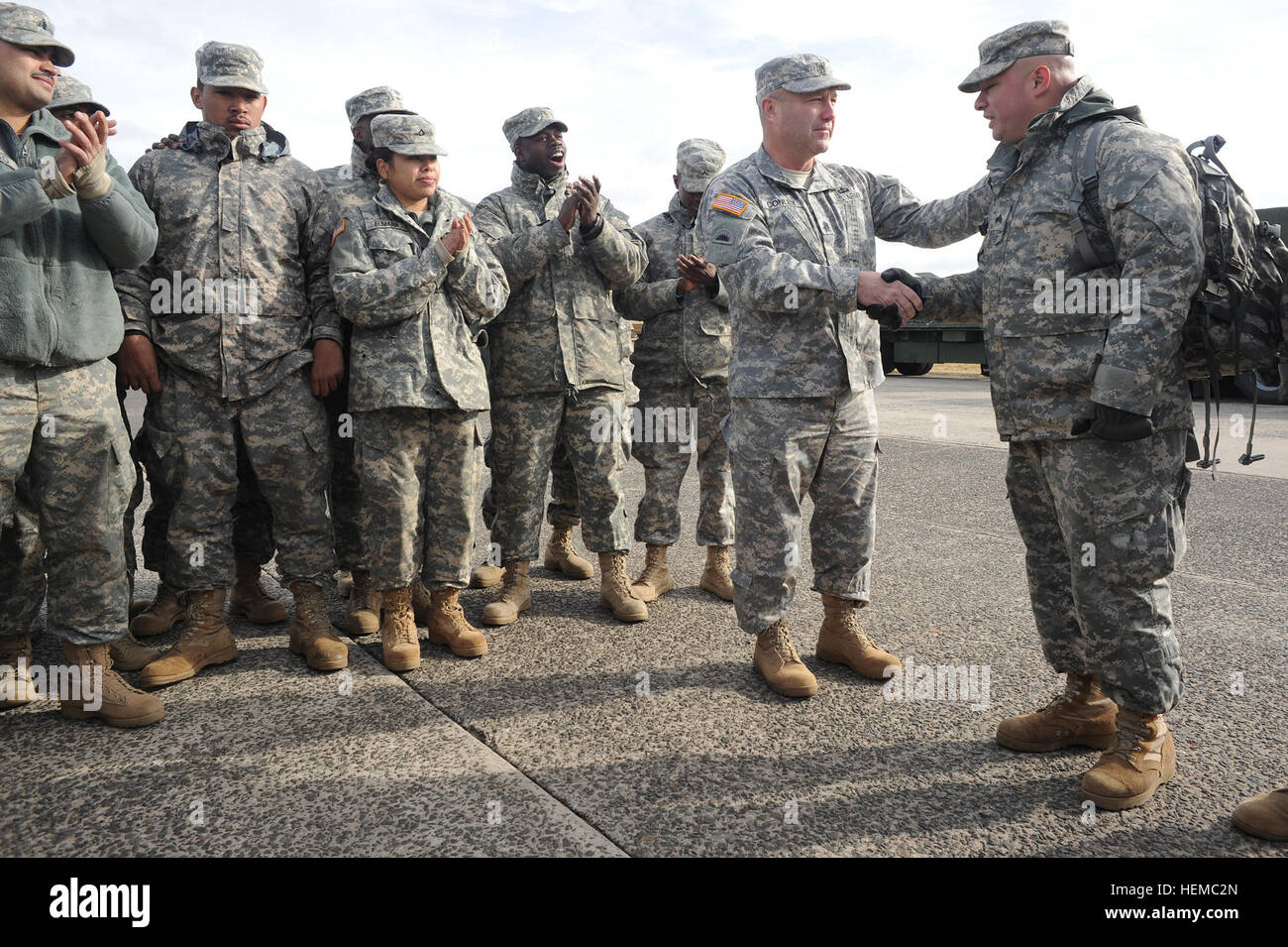 Command Sgt. Maj. Brunk Conley, command sergeant major of the Army ...