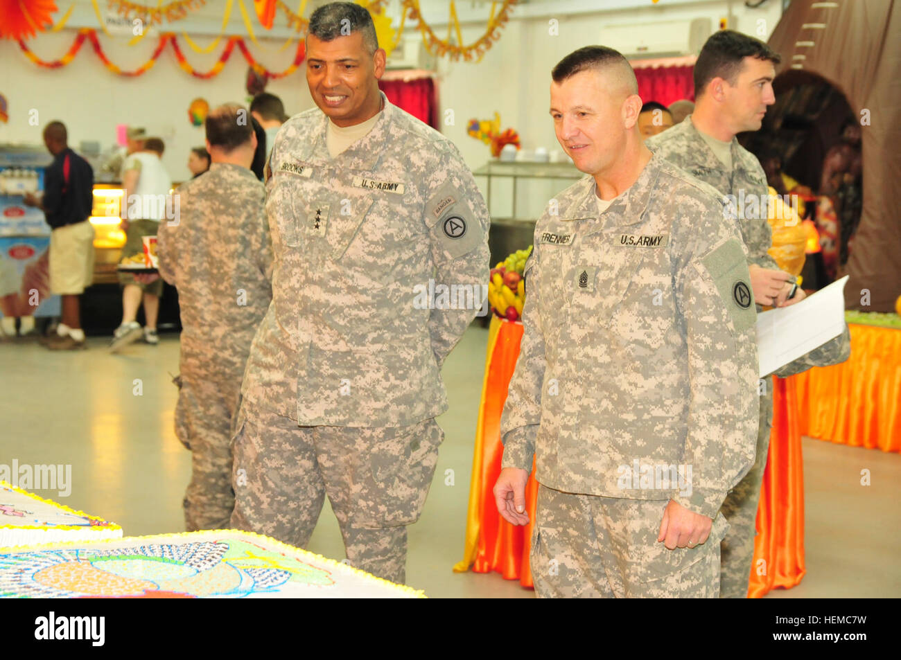 Lt. Gen. Vincent K. Brooks, Third Army/ARCENT commanding general, and ...