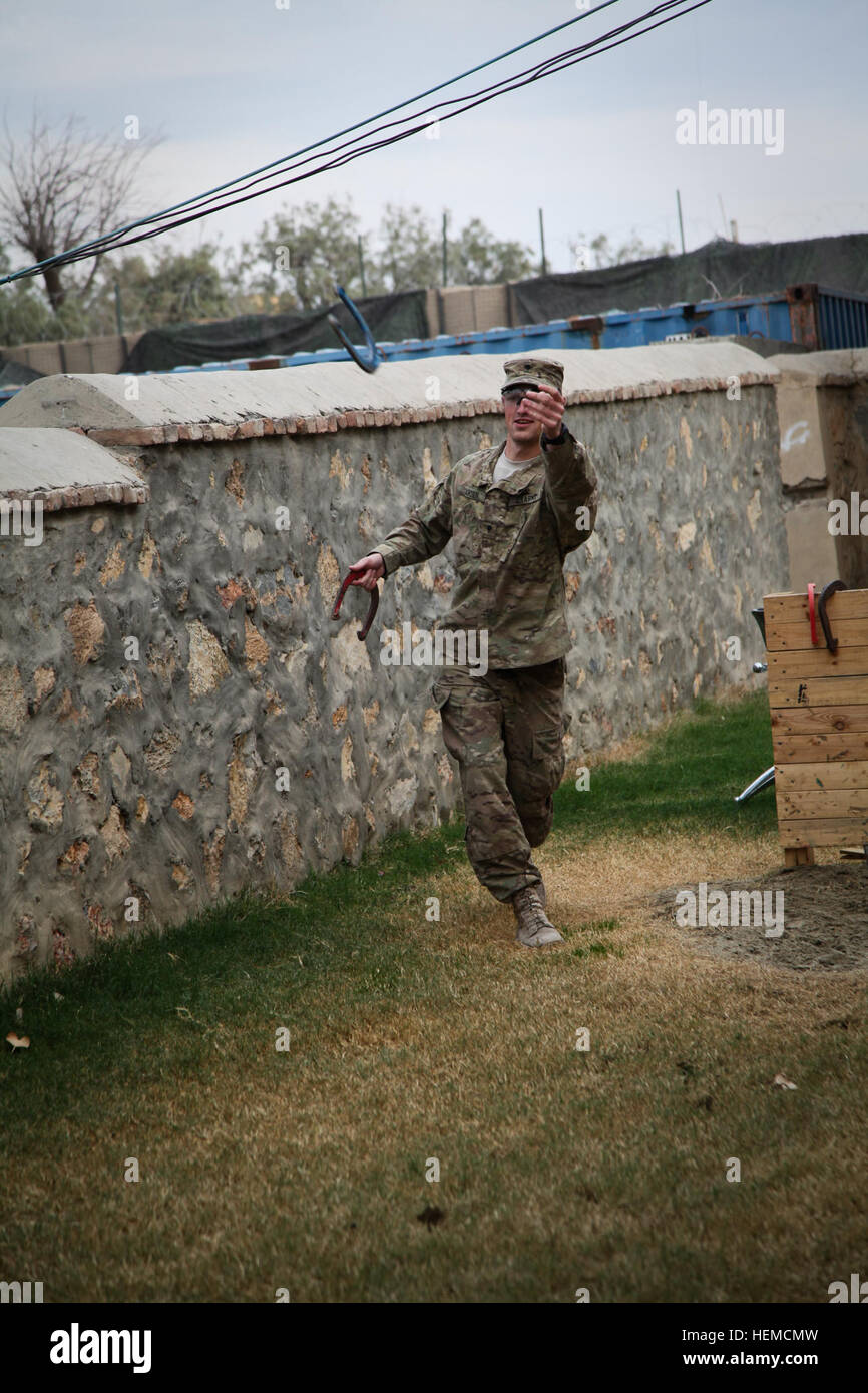 A U.S. Army soldier assigned to Bravo Company, 1st Battalion, 327th ...