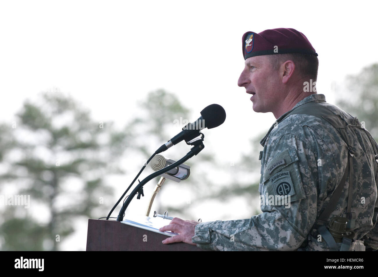 Outgoing 82nd Combat Aviation Brigade Commander Col. T. J. Jamison ...
