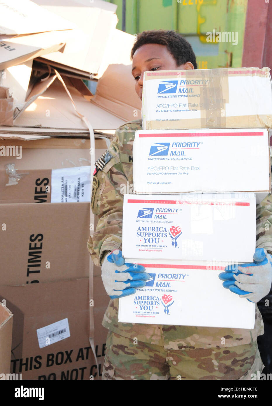 Texas native Sgt. Alicia Harris, 502nd Human Resources Company postal ...