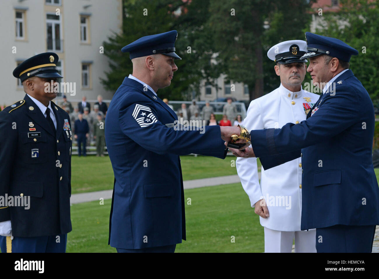 U.S. Air Force Gen. Philip Breedlove, right, the commanding general of ...