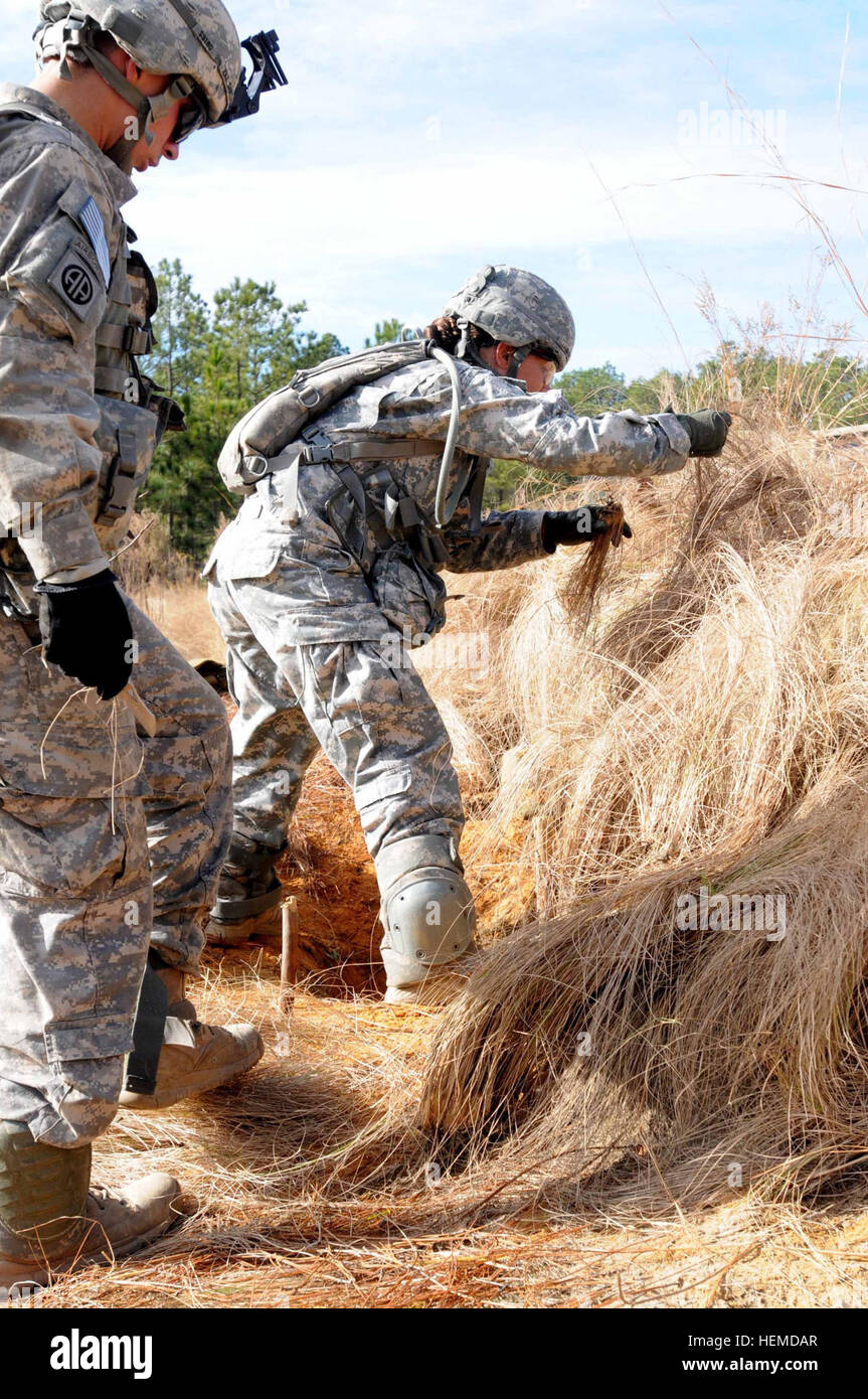 Spc. Andres Santiago, (left) a cavalry scout, and Pfc. Bernice A ...