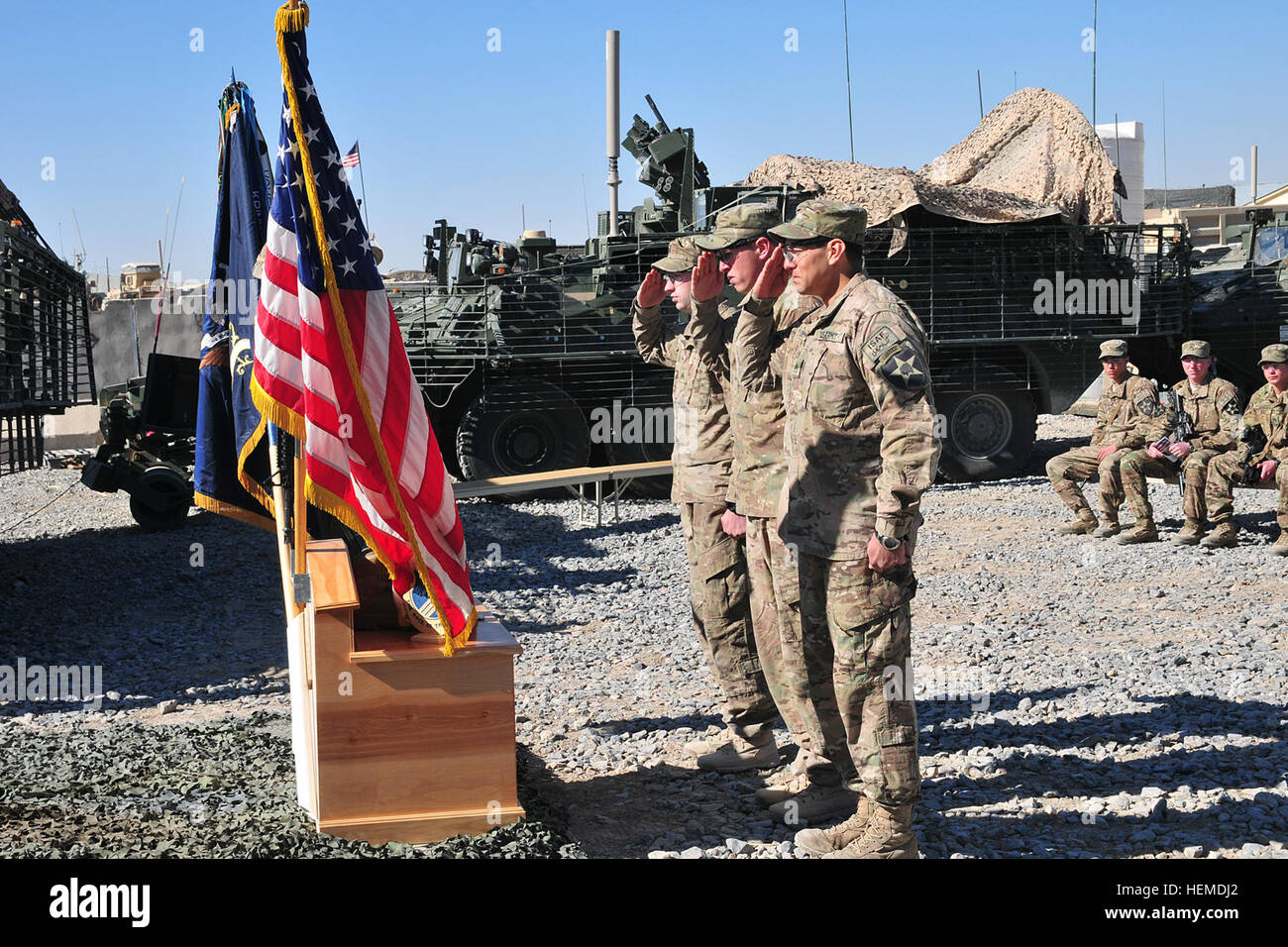 (From right to left) Staff Sgt. Alejandro Cisneros, Sgt. Kyle Chattin ...
