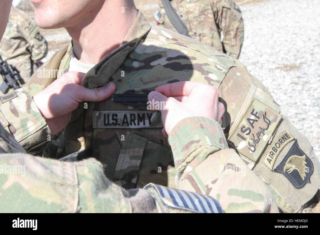 Soldiers assigned to the 3rd Brigade Combat Team 'Rakkasans', 101st ...