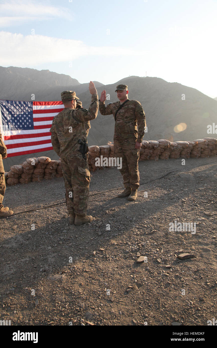 U.S. Army Sgt. Jon McGregor, Delta Company, 1st Brigade, 327th Infantry ...