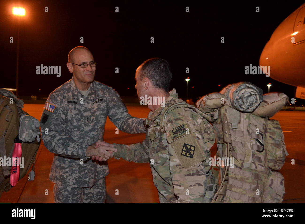 Maj. Gen. William M. Buckler Jr., commanding general for the 412th ...
