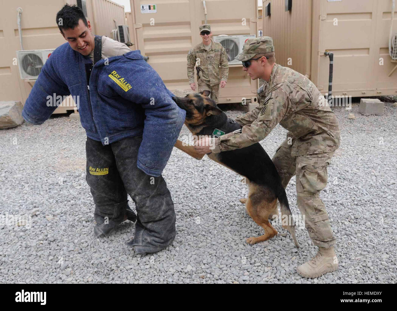 Canine explosive detection team hi-res stock photography and images - Alamy