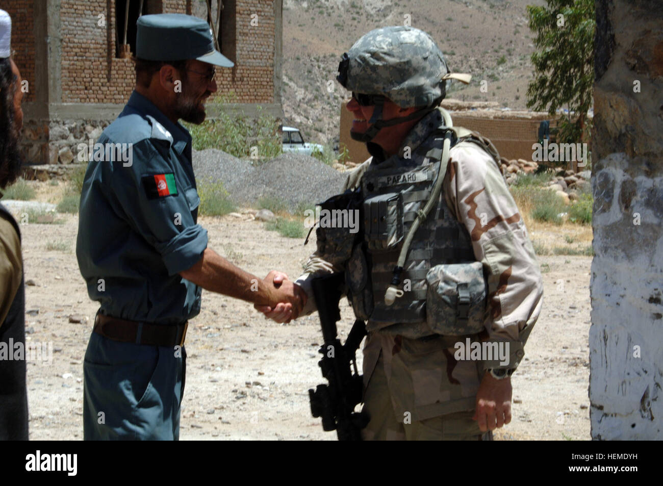 Navy Lt. Cmndr. Paparo, commander of the Provincial Reconstruction Team ...