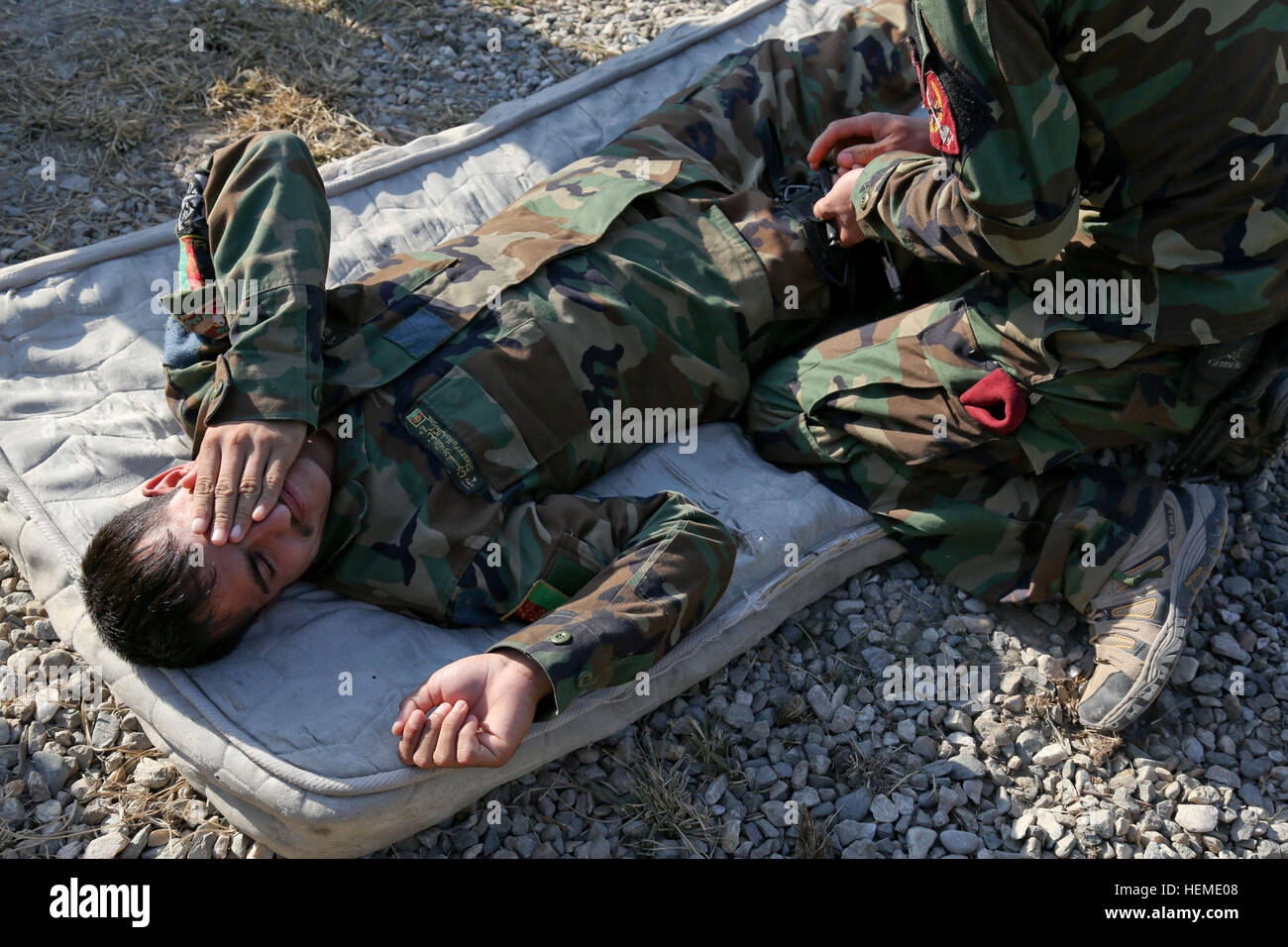 An Afghan National Army Commando with 1st Special Operations Kandak ...