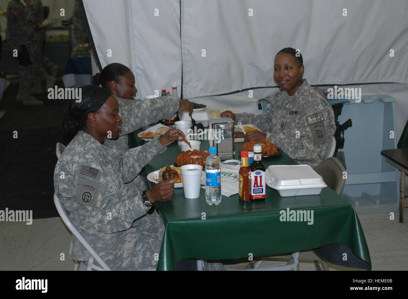 Master Sgt. Paula Powell, (left), support operations noncommissioned ...