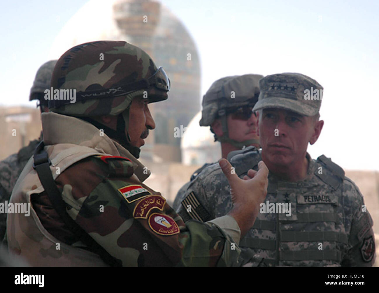 BAGHDAD, Iraq - U.S. Army Gen. David H. Petraeus, commanding general of ...