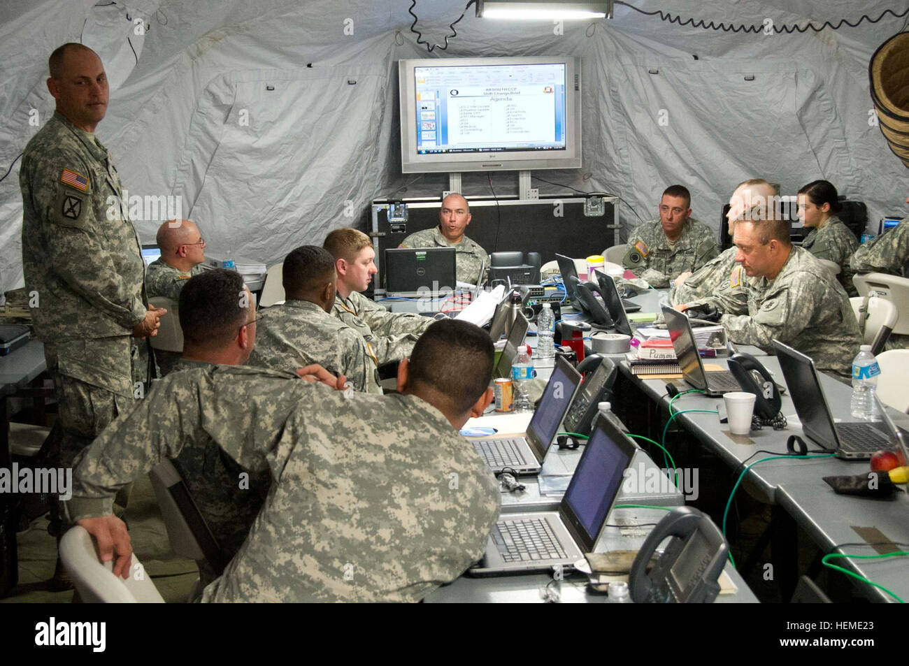 Lt. Col. Vincent Yznaga, U.S. Army South Contingency Command Post ...