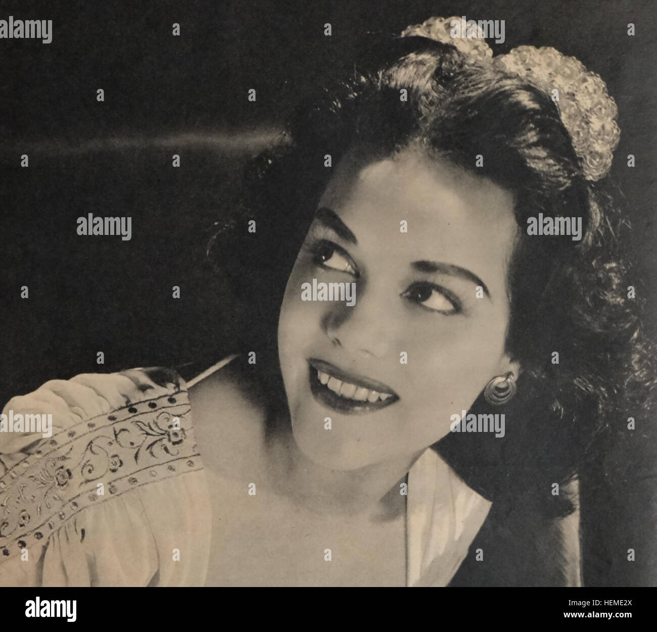 Hilda Simms pin-up from Yank, The Army Weekly, February 1945 (cropped ...