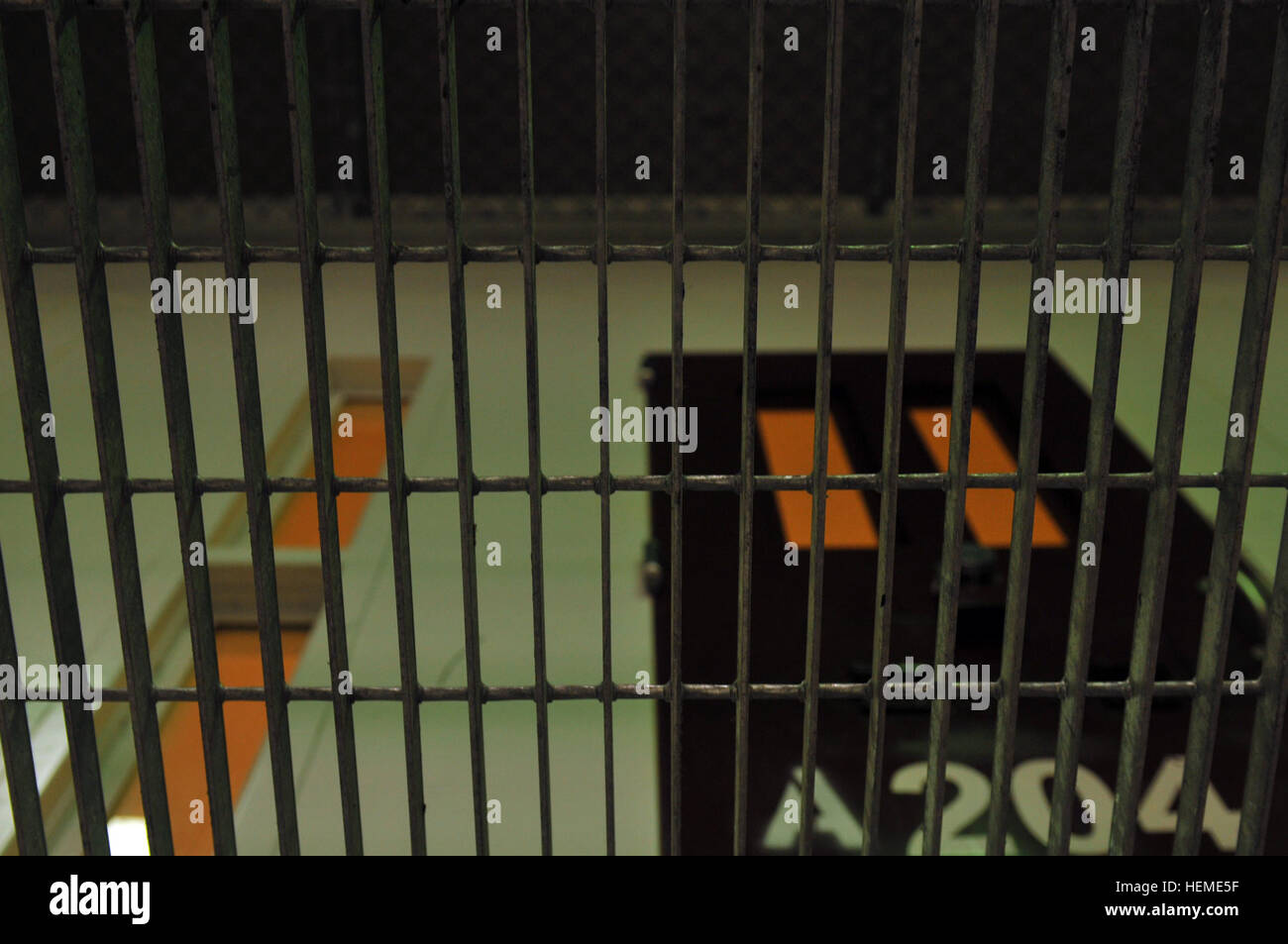 Communal living cell block inside Camp VI Detention Facility, Naval ...