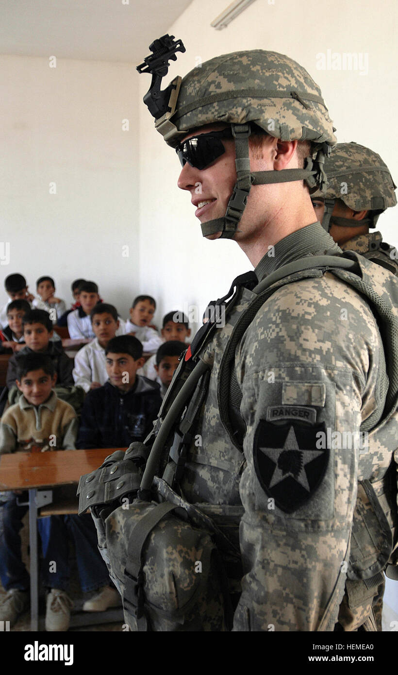 First Lt. Adam Karboski, fire support officer for Company C, 2nd ...