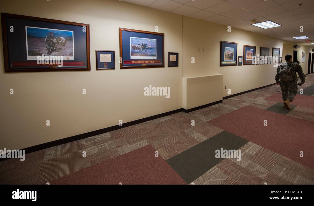 Buffalo Soldier prints, by famed historical artist Dale Gallon, hang in ...