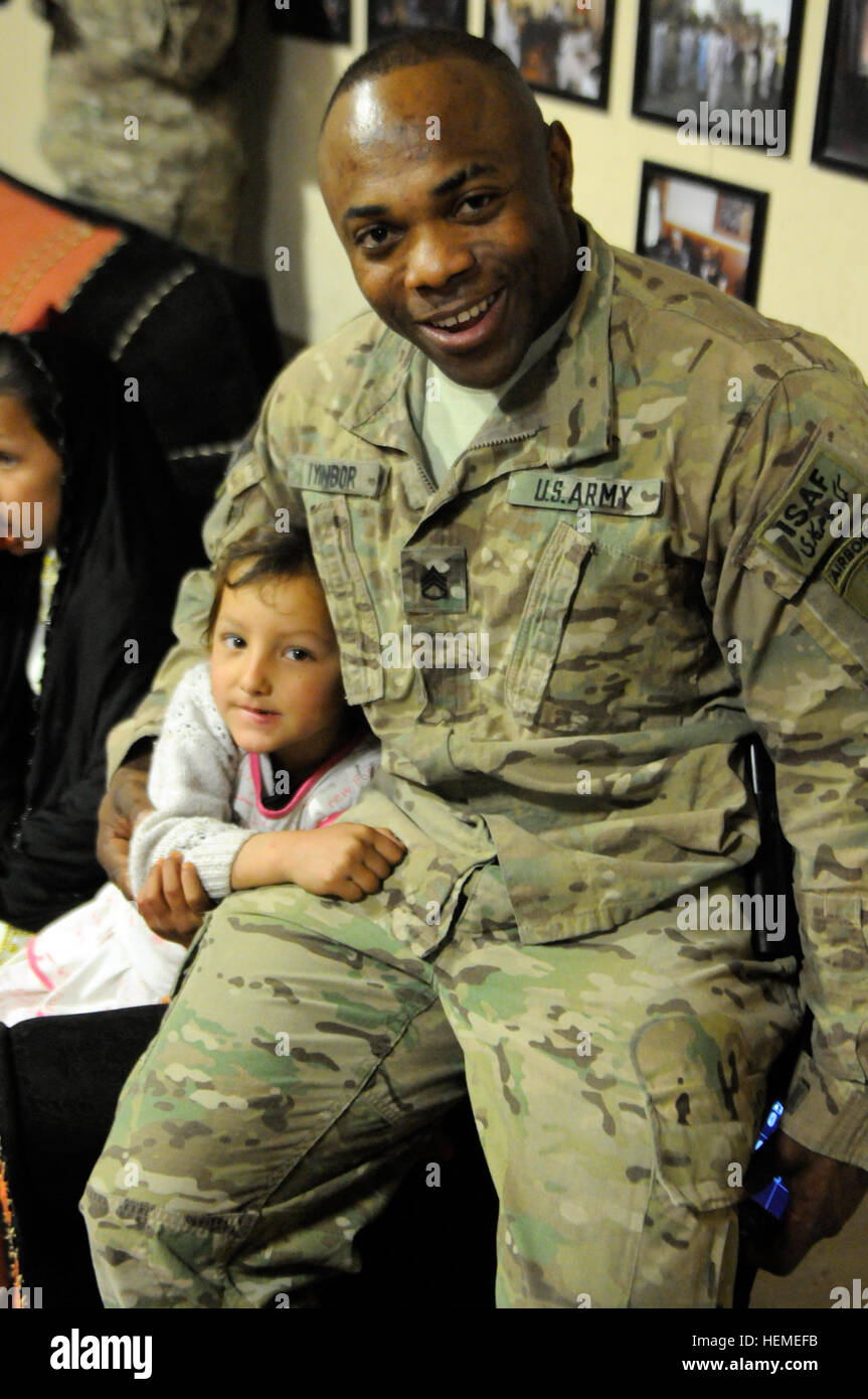 U.S. Army Staff Sgt. Roland Iyinbor, a civil affairs noncommissioned ...
