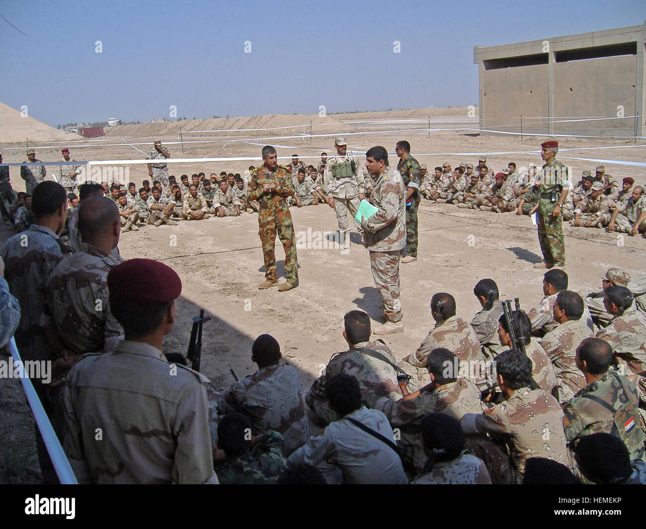 Iraqi Army 4th Brigade conducts a combined air assault and ground ...