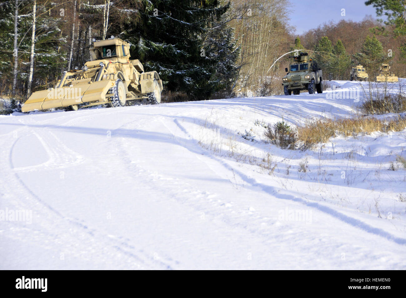 U.S. Soldiers with Engineer Troop, 4th Squadron, 2nd Cavalry Regiment ...