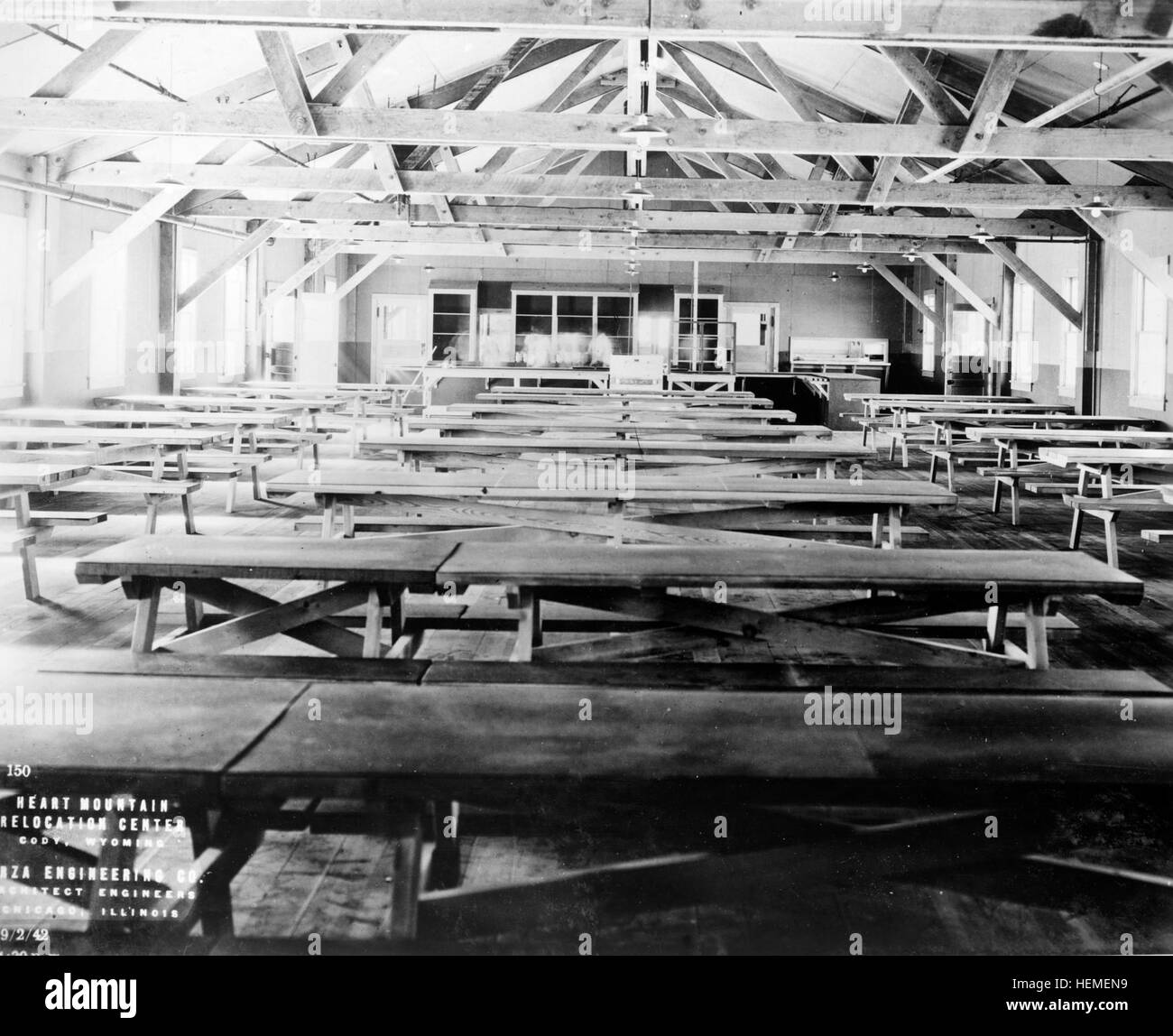 Heart mountain relocation center Black and White Stock Photos & Images ...