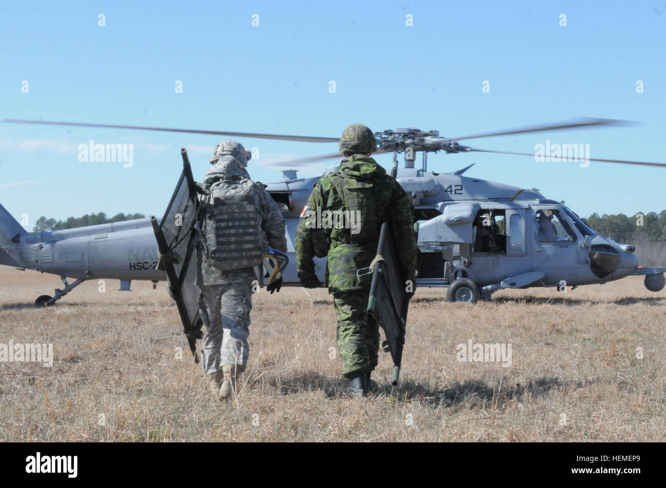 From left, a U.S. Soldier assigned to the 7236th Medical Support Unit ...