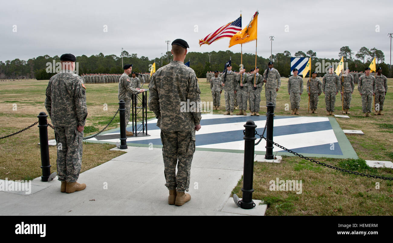 Brig. Gen. John Hort, deputy commander home detachment, 3rd Infantry ...