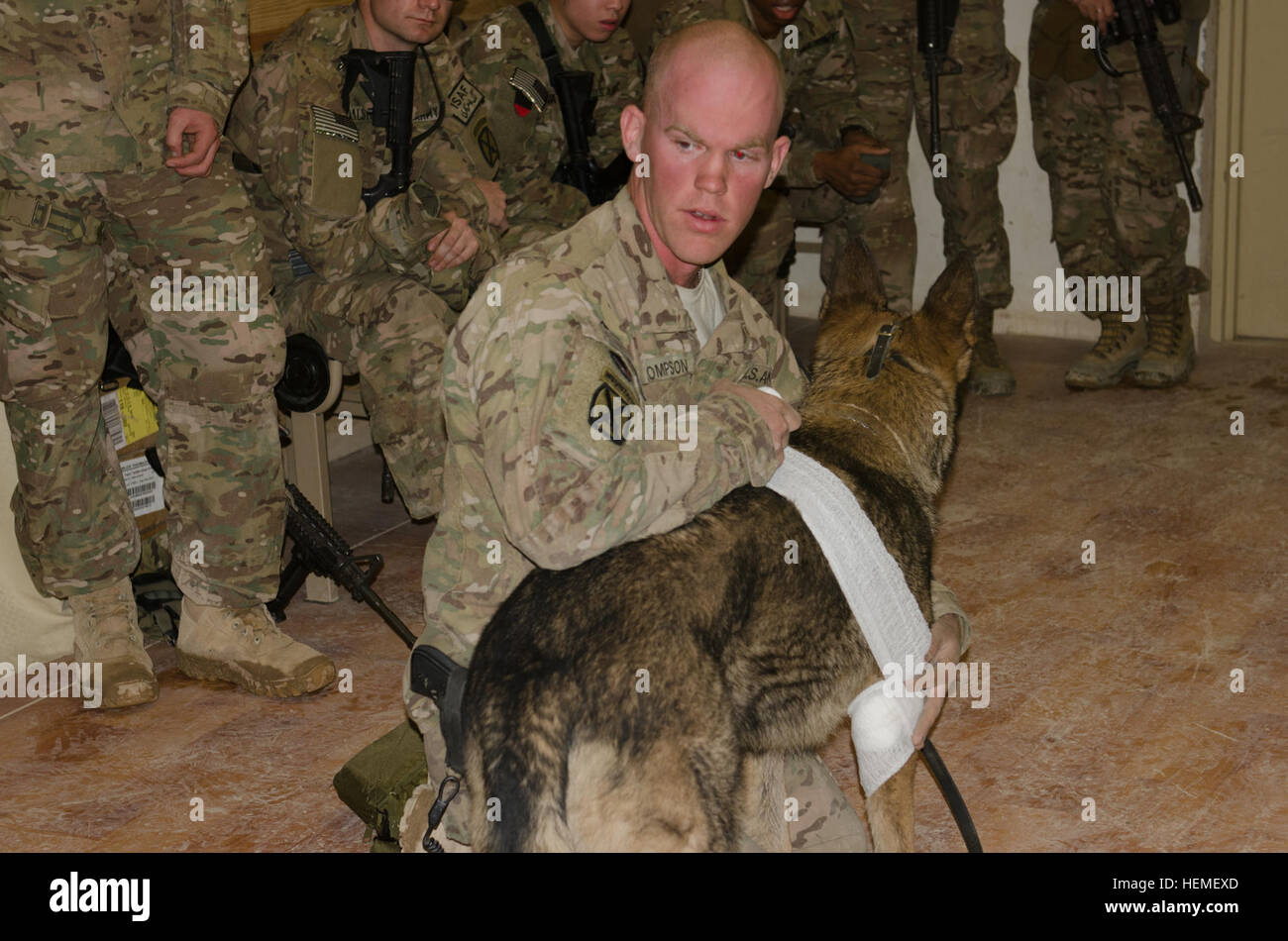 U.S. Army Pvt. Jacob Thompson with Bravo Company, Task Force Summit ...