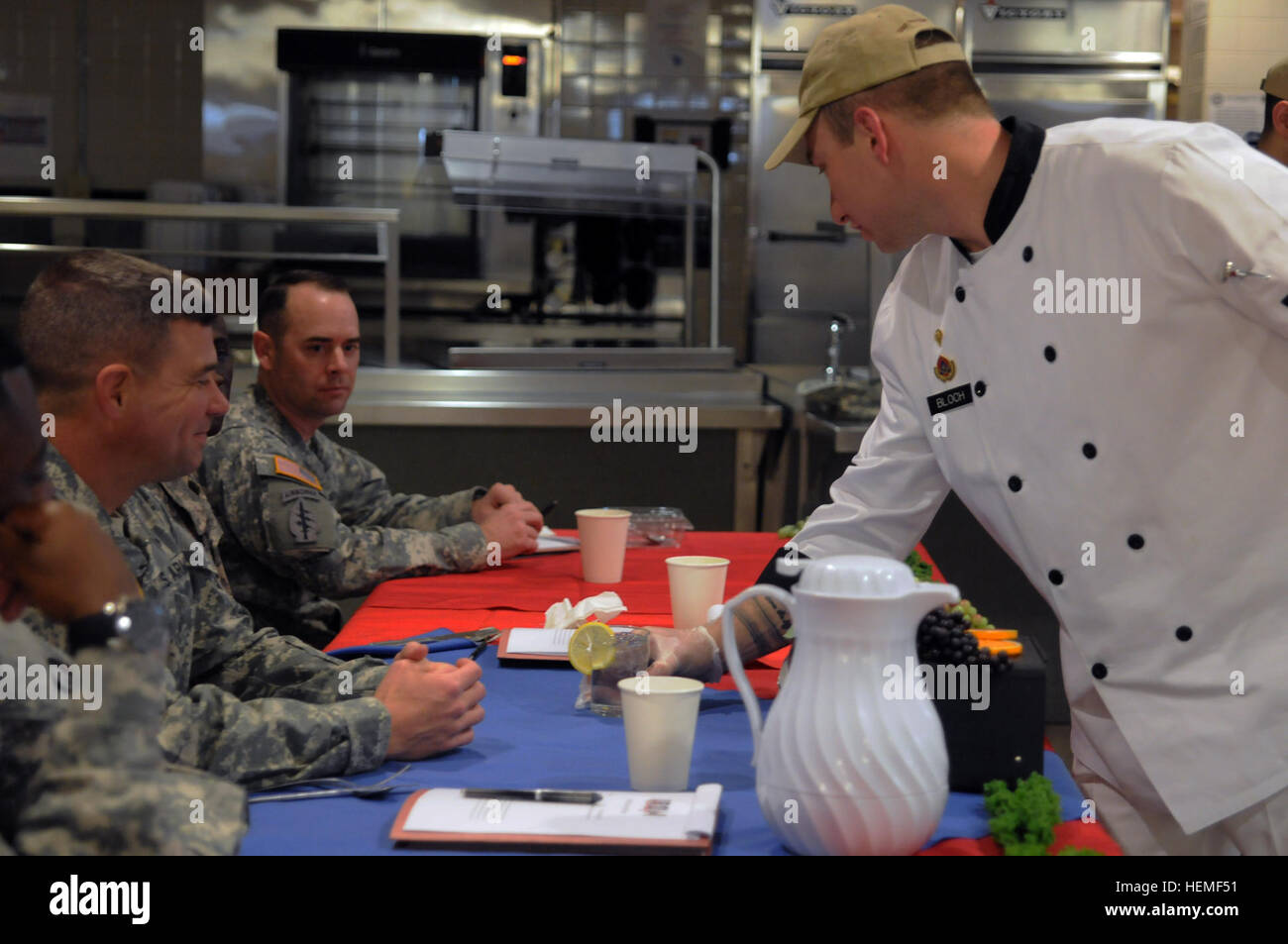Spc. David Bloch, an Iron Chef competitor with 126th Transportation ...