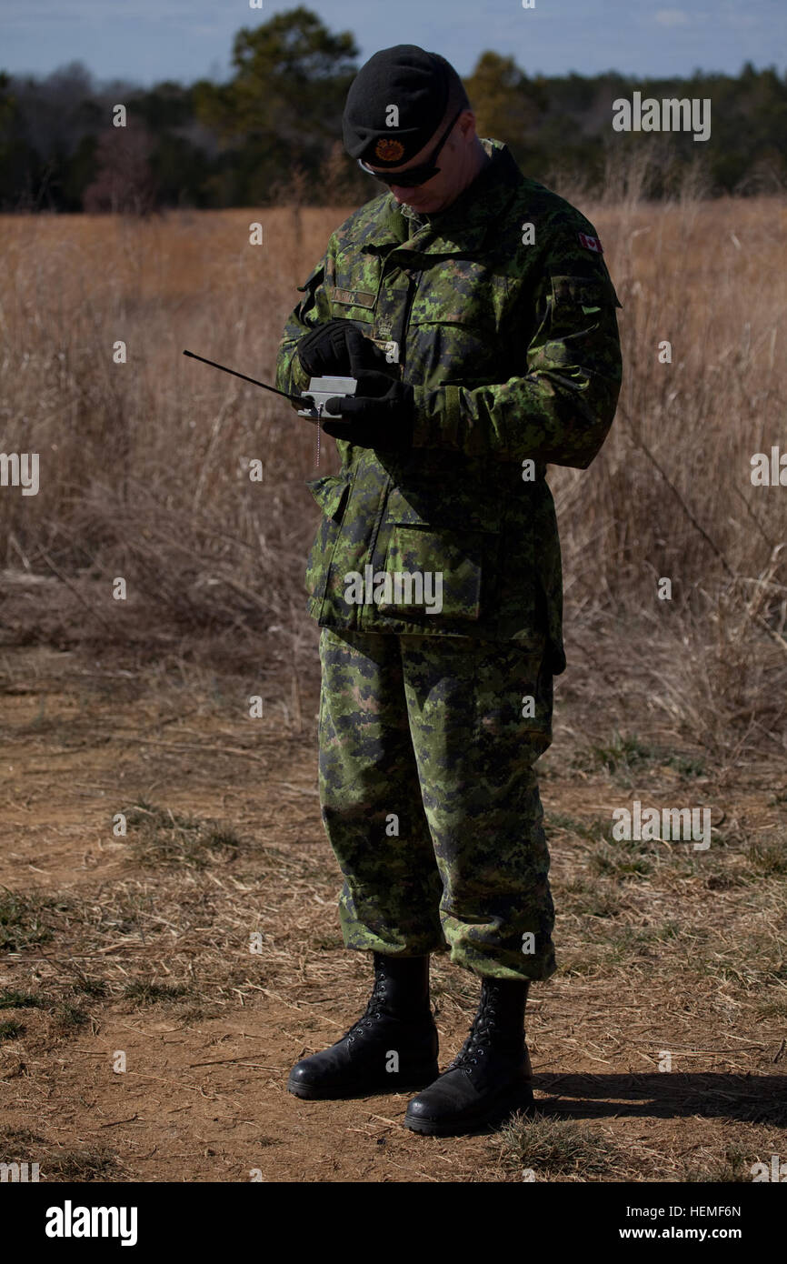 A soldier from the 37 Combat Engineer Regiment, 37 Canadian Brigade ...