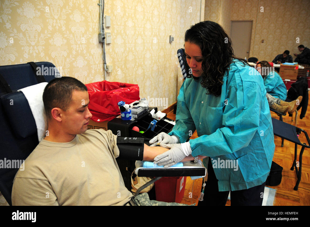 Armed forces service blood program hi-res stock photography and images ...