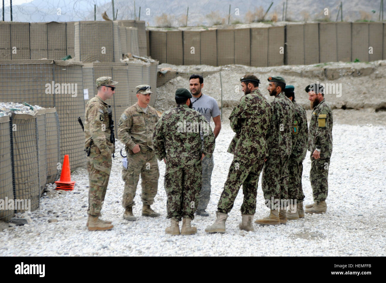 U.S. Army 1st Lt. Thomas McShea, a reconnaissance adviser with 4/2 ...