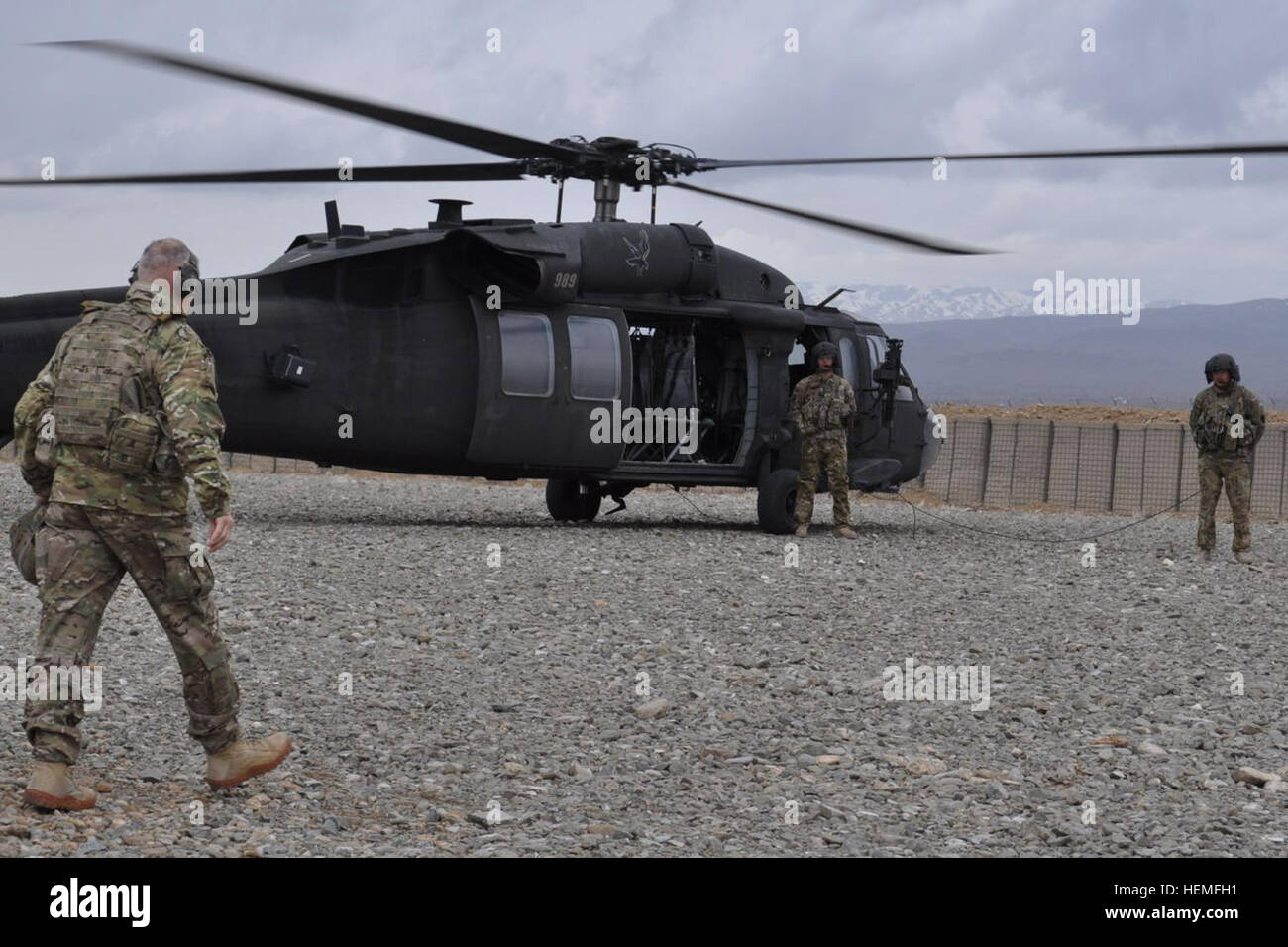 U.S. Army Lt. Gen. James Terry, left, the commander of International ...
