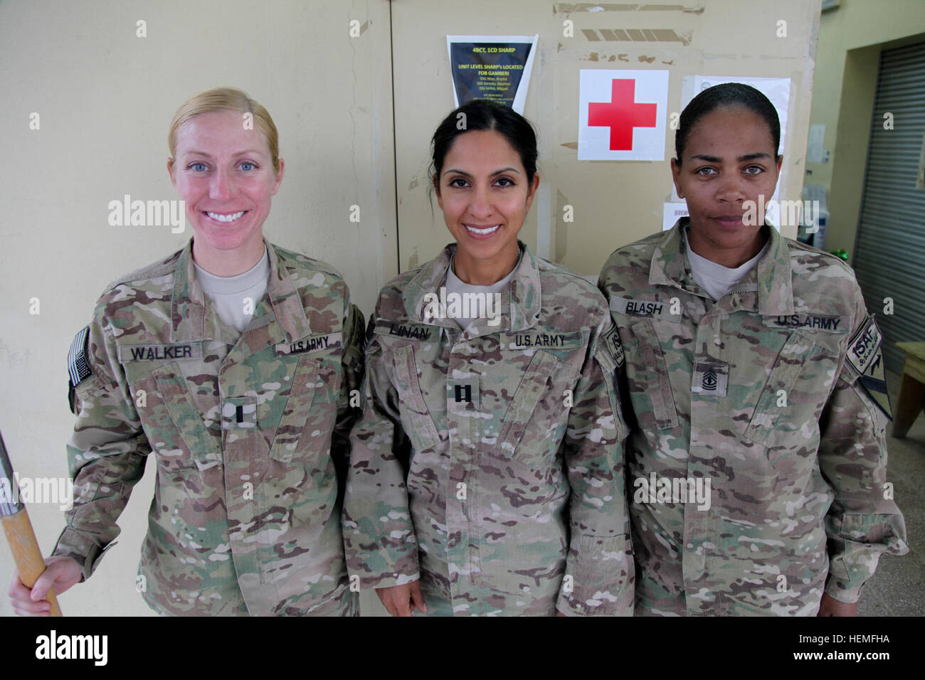 U.S. Soldiers serving with Charlie Medical Company, 27th Brigade ...