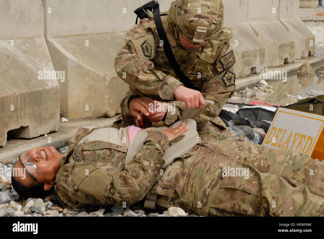 A U.S. Soldier with the 555th Engineer Brigade's Headquarters and ...