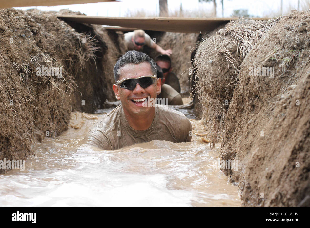 Flooded trench hi-res stock photography and images - Alamy