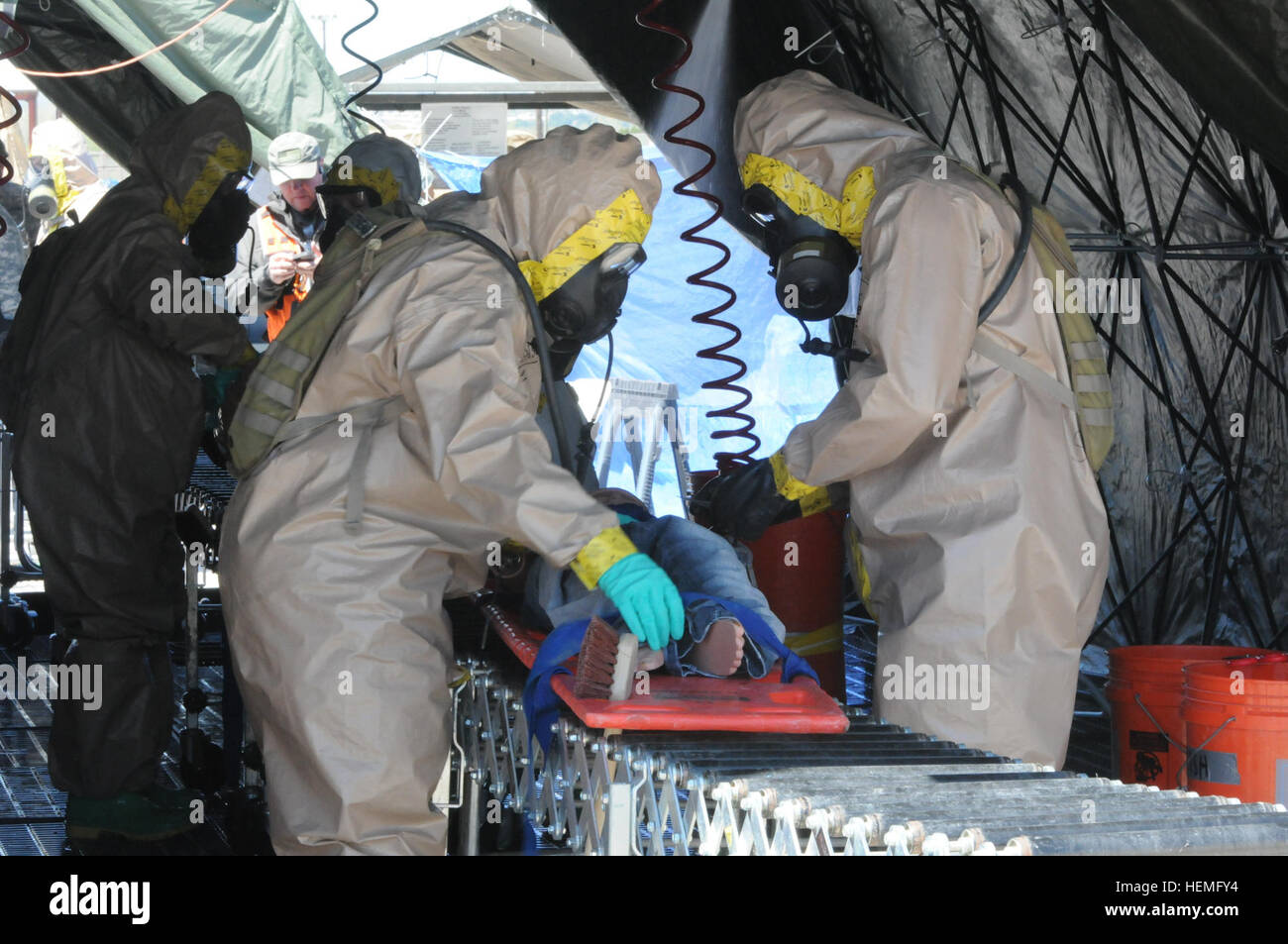 U.S. Soldiers with the 2nd Chemical Battalion, 48th Chemical Brigade ...
