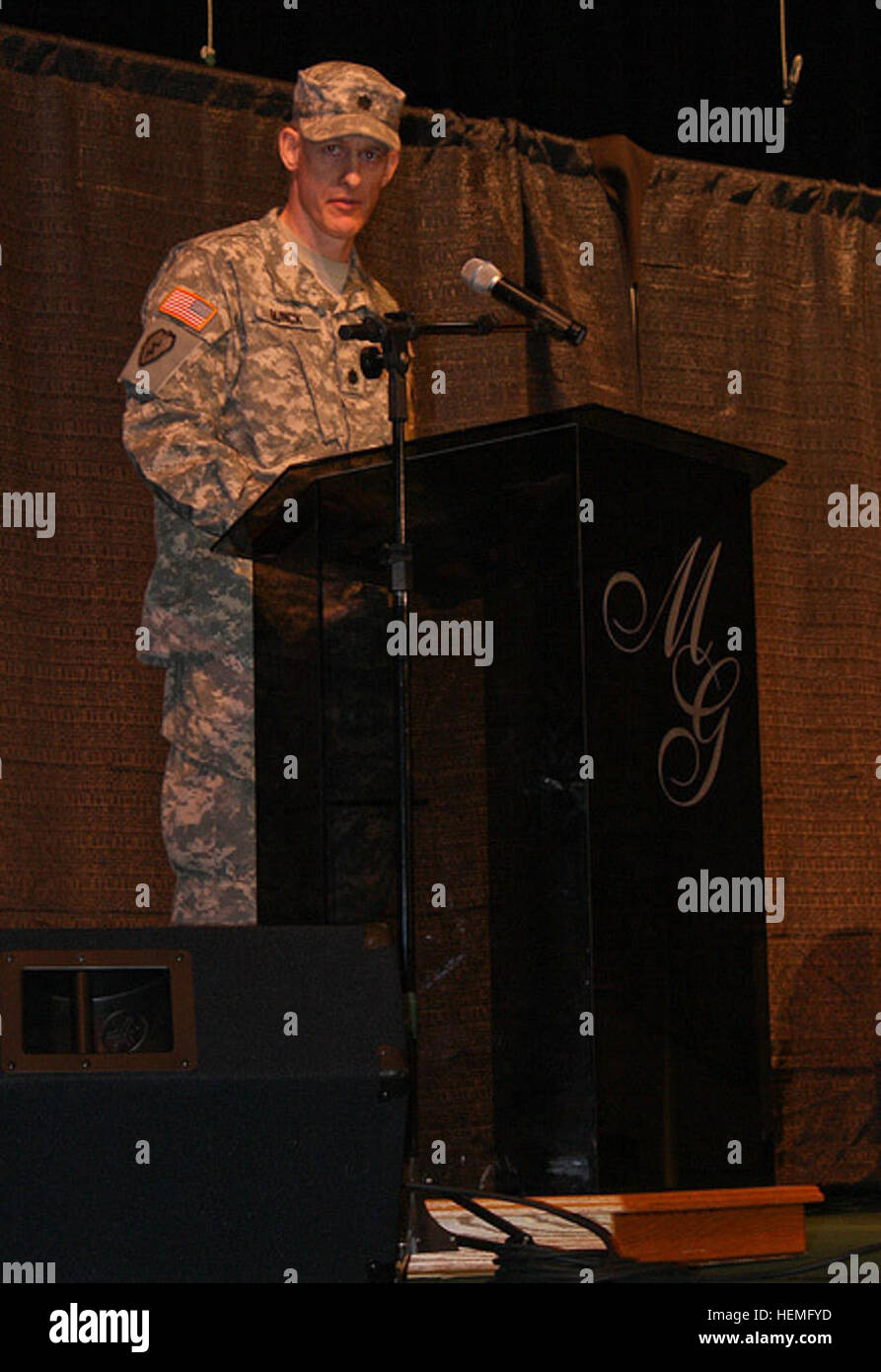 Army Lt. Col. Gregory Bunck, commander of the North Carolina National ...