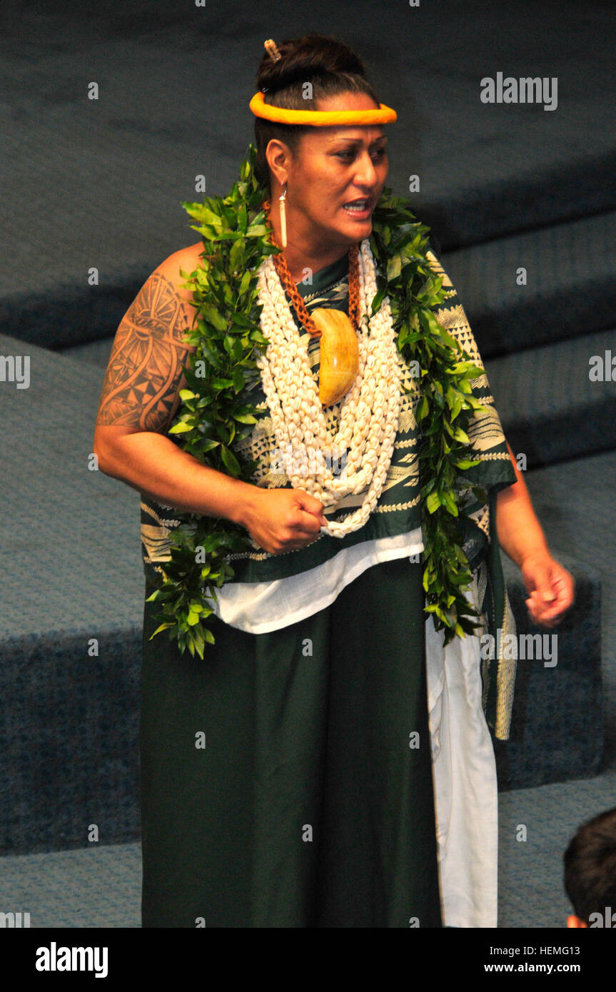 Kumu Hula Hinaleimoana Wong from the Kalu Halau Lokahi Public Charter ...