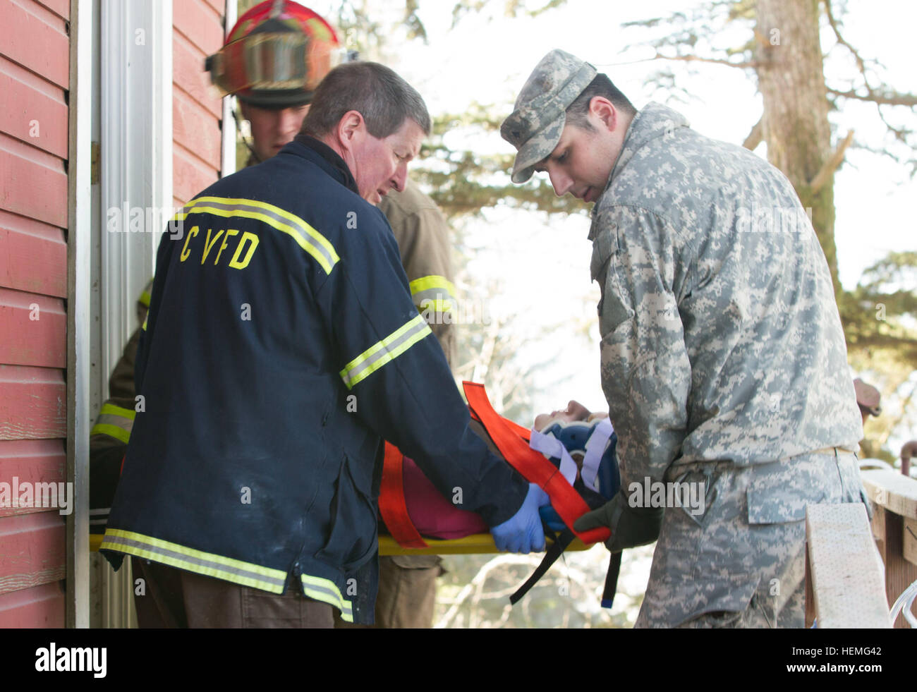Central fire department of the volunteer fire department hi-res stock ...