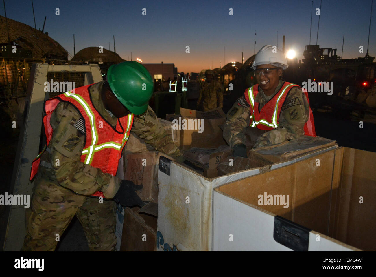 Spc. Lawrence Mcpherson, a native of Detroit, Mich., and Spc. Tysheena ...