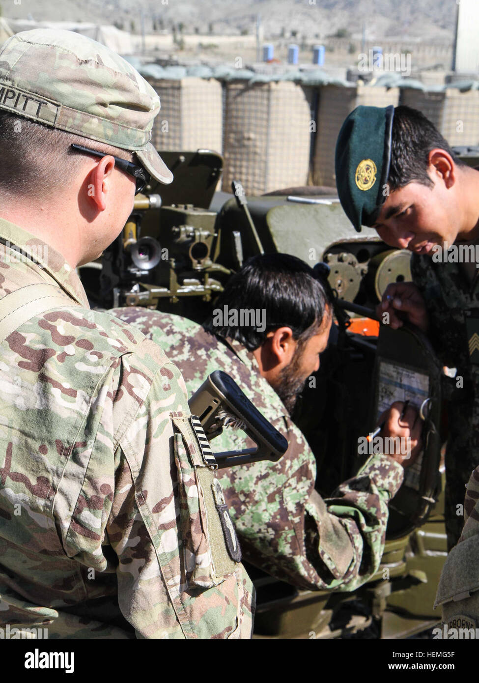 Army Sgt. Daniel Clampitt, an artilleryman assigned to 3rd Battalion ...