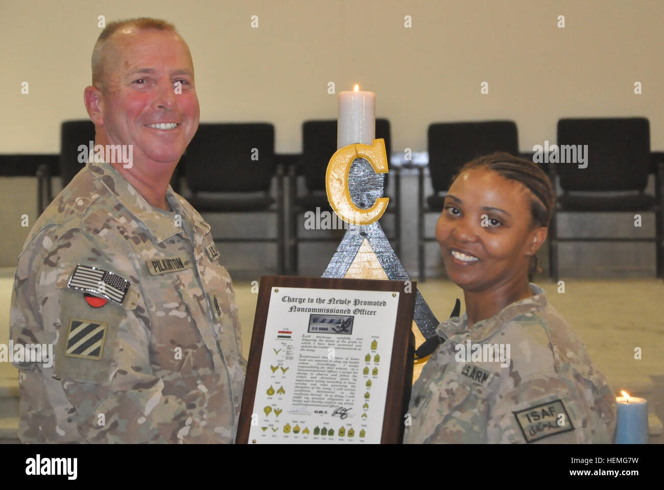 Command Sgt. Maj. Daryle Pilkinton, the command sergeant major of 2nd ...