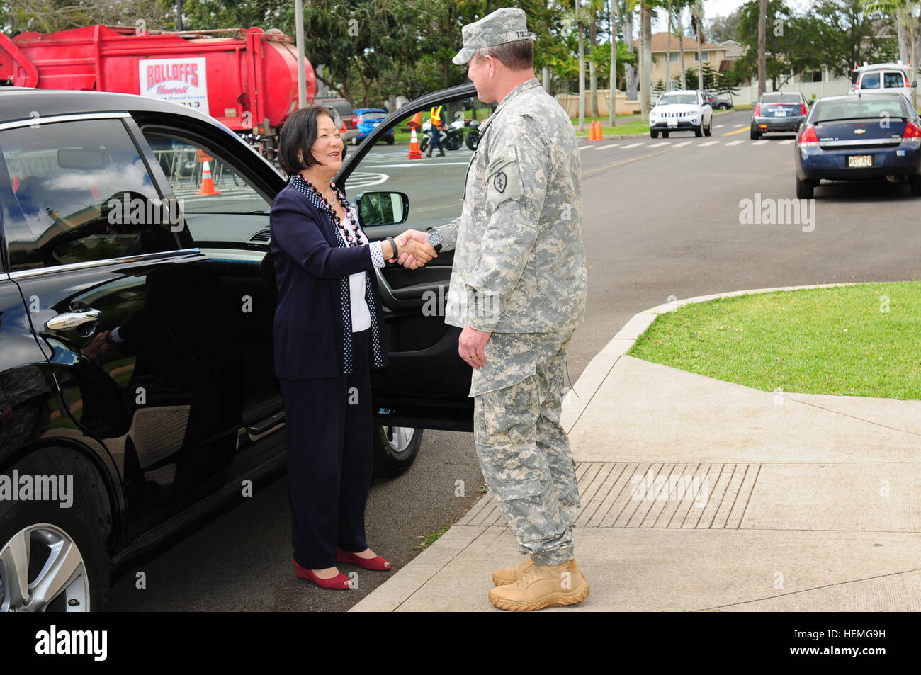 U.S. Army Maj. Gen. Kurt Fuller, 25th Infantry Division commanding ...