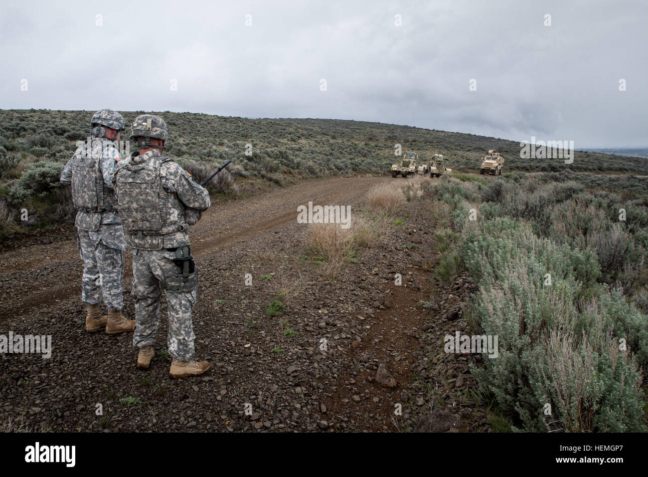 (From left to right) Maj. Gen. Stephen R. Lanza, 7th Infantry Division ...