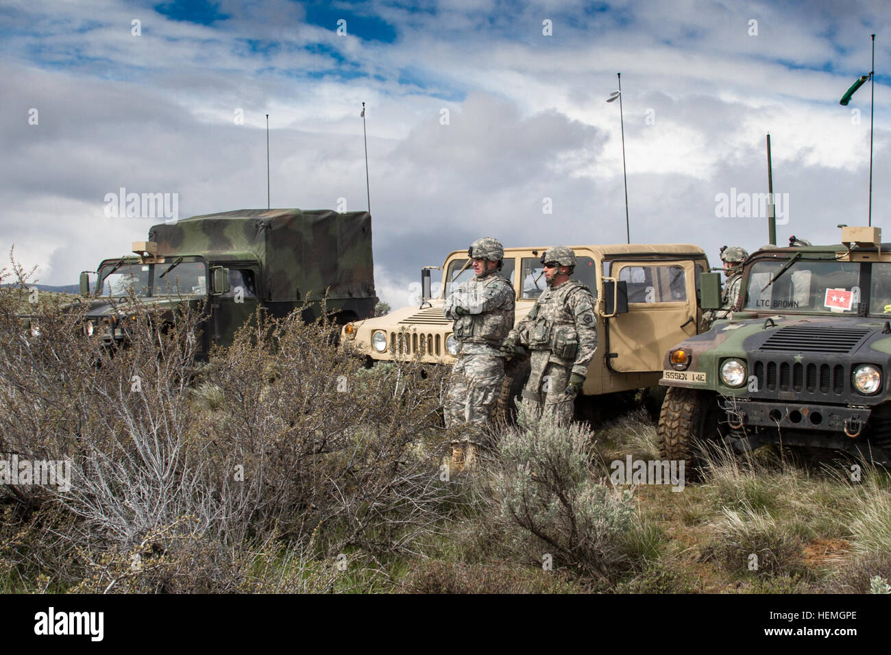 (From left to right) Maj. Gen. Stephen R. Lanza, 7th Infantry Division ...