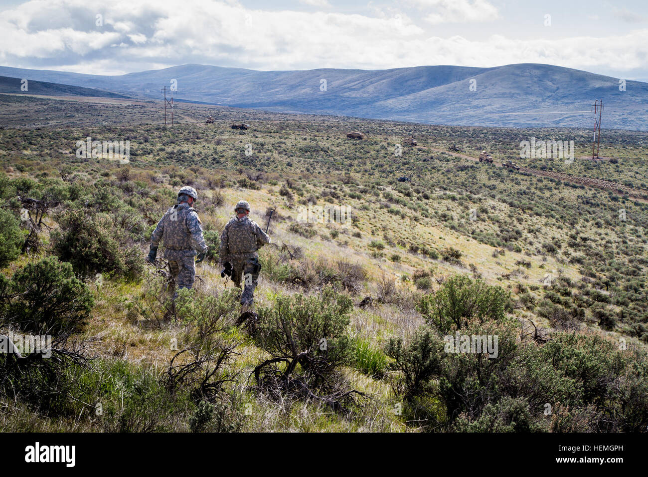 (From left to right) Maj. Gen. Stephen R. Lanza, 7th Infantry Division ...