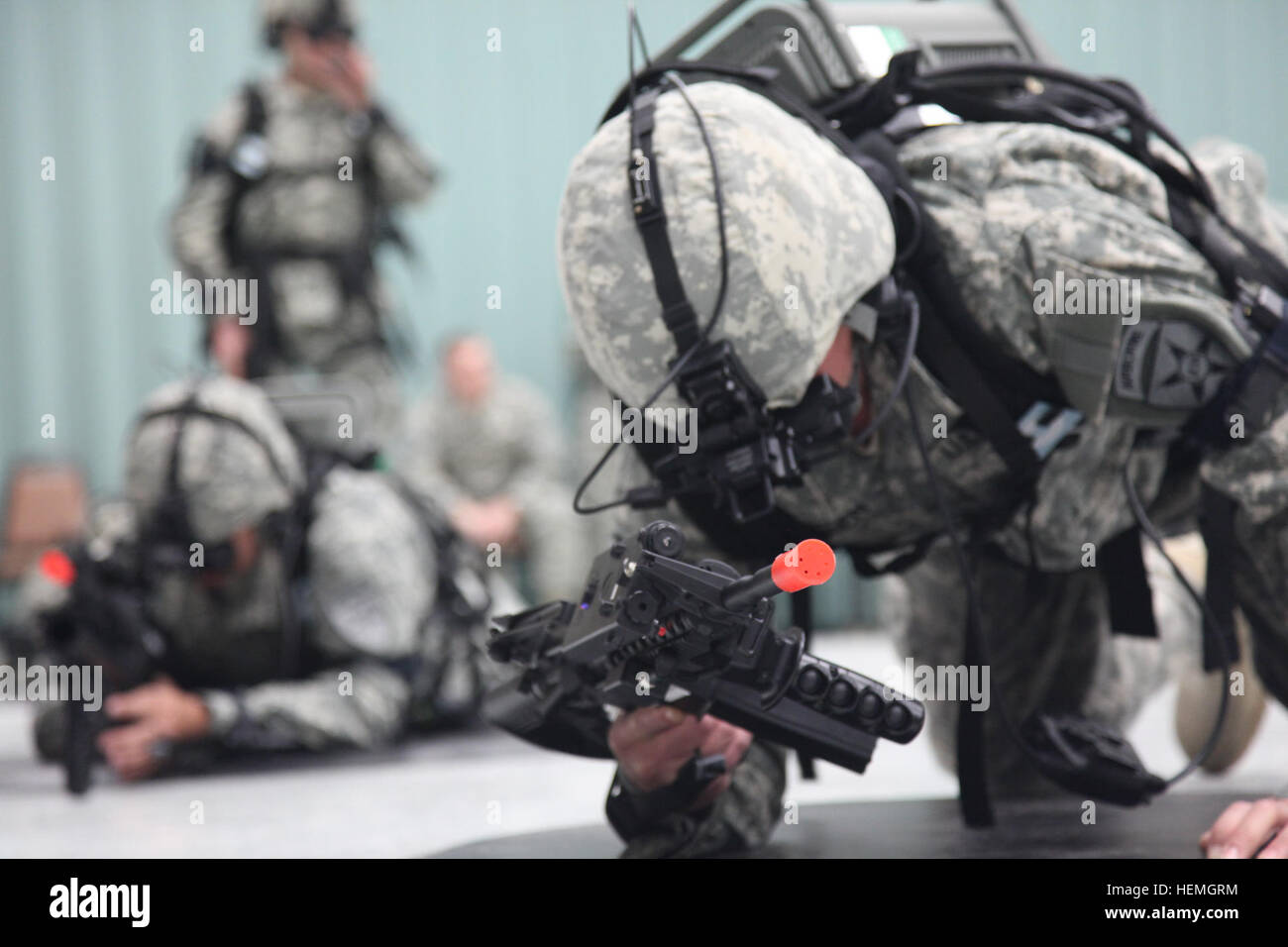 A group of U.S. Army Soldiers assigned to 4th Joint Communication ...