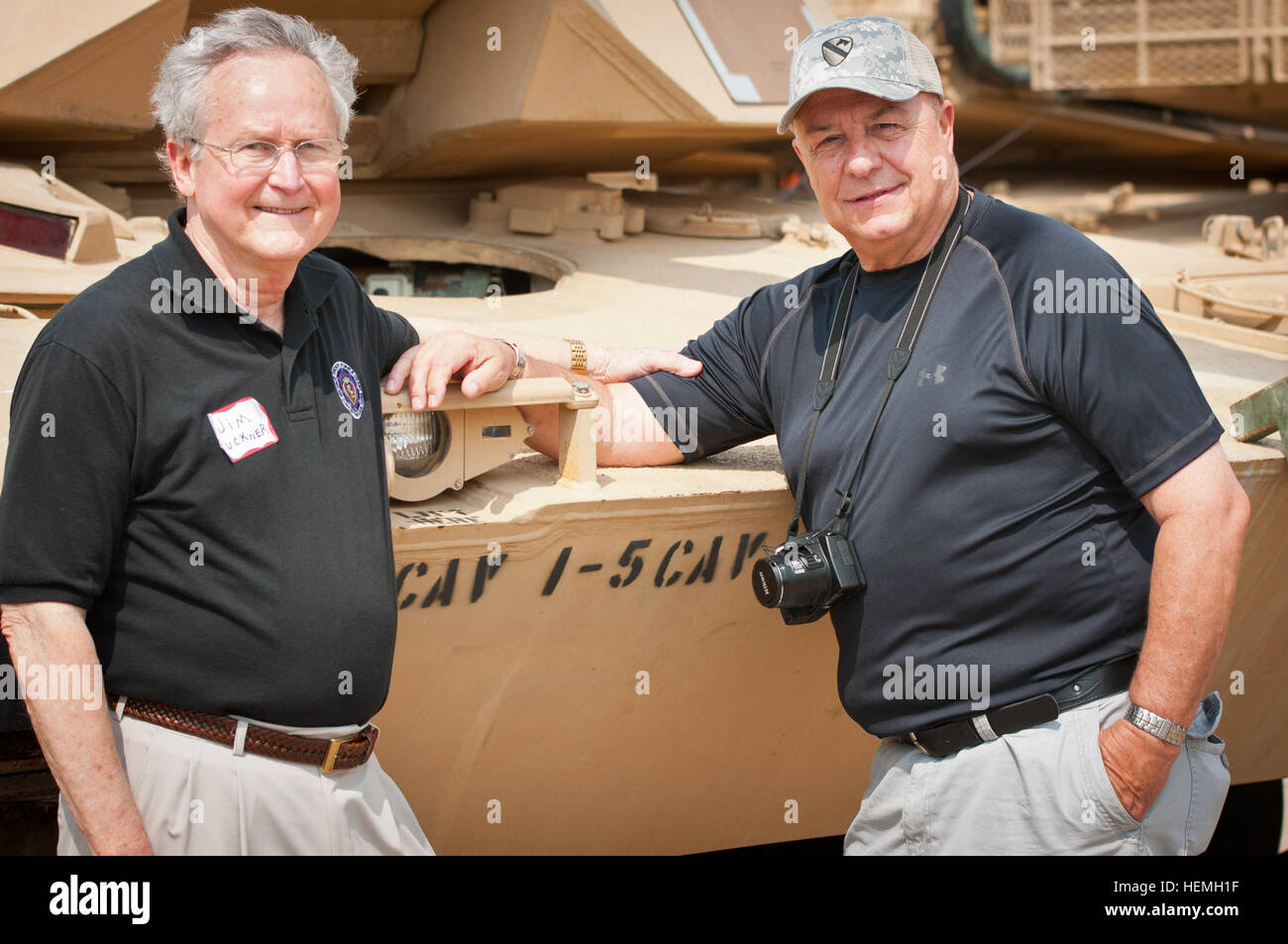 KILLEEN, Texas -- Retired U.S. Army 1st Sgt. John Therrien (right) and ...